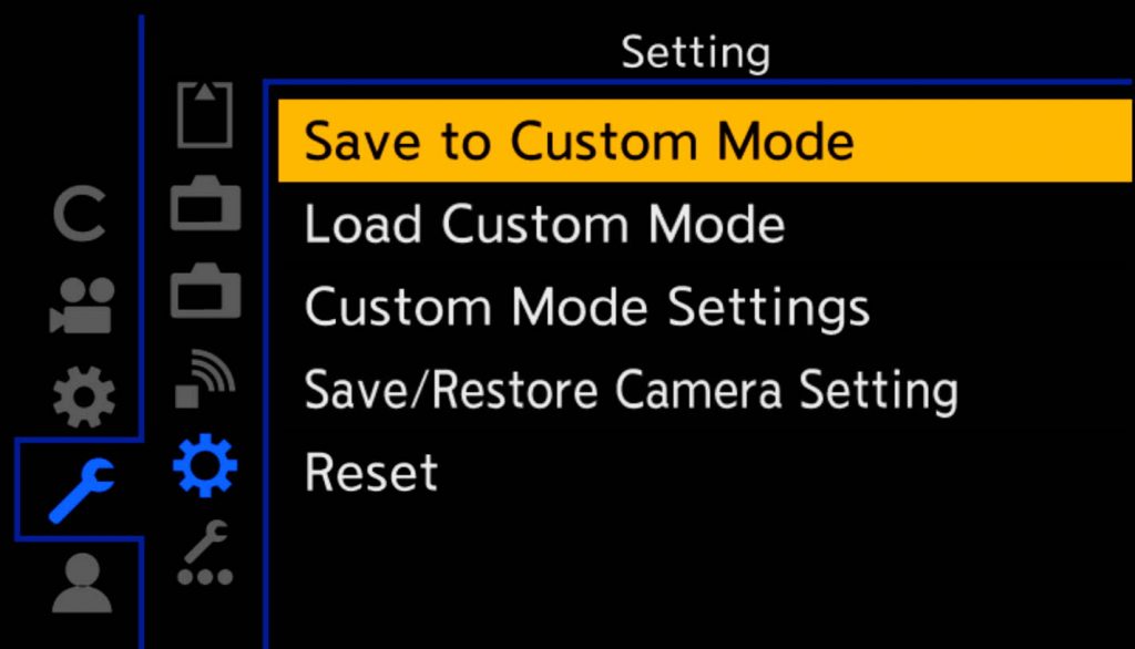 Lumix S1 Custom Modes for Video - Nick Driftwood