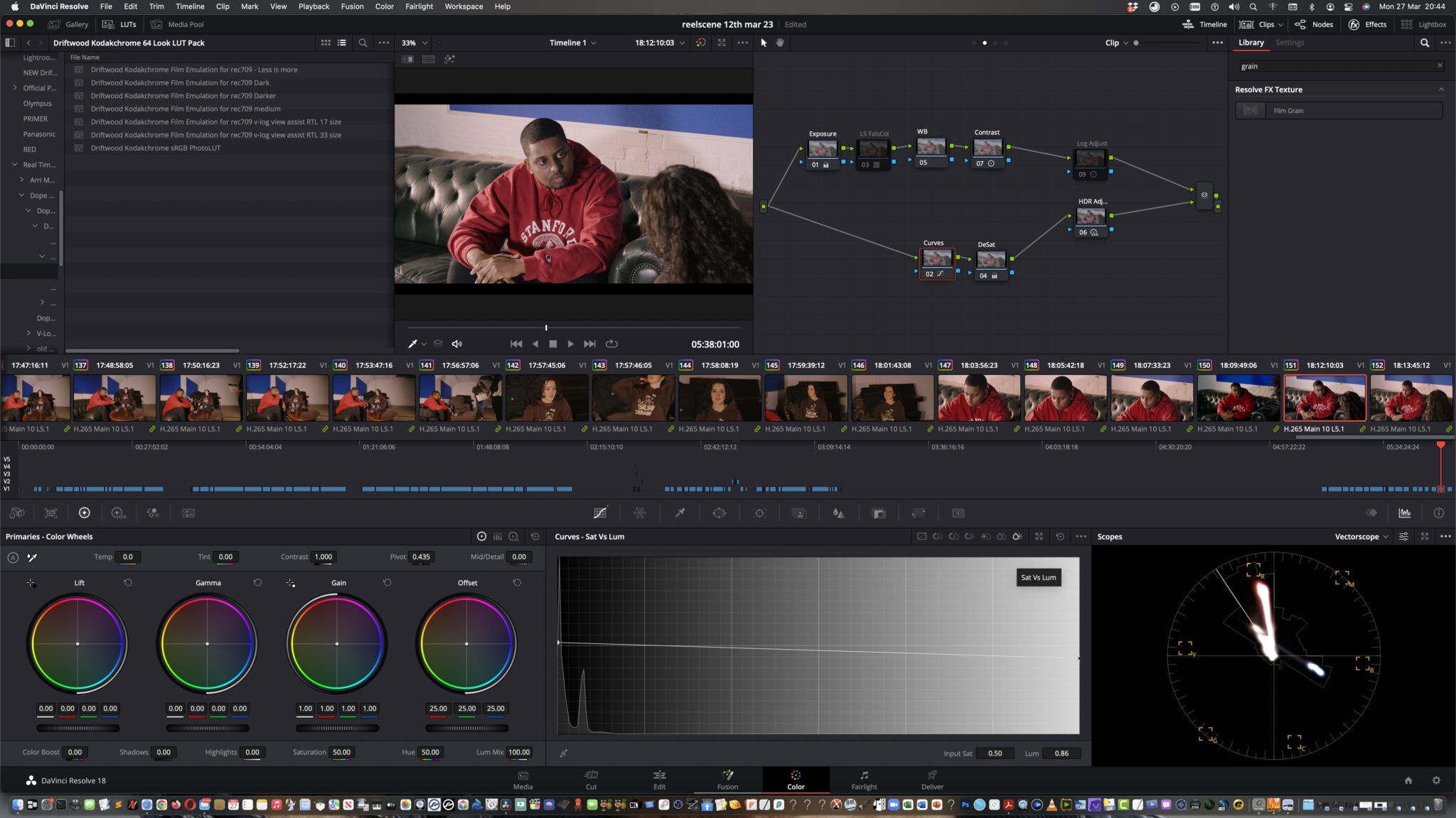 Davinci Resolve 18 Node Tree Setup for Driftwood LUTs & LUMIX Cameras ...