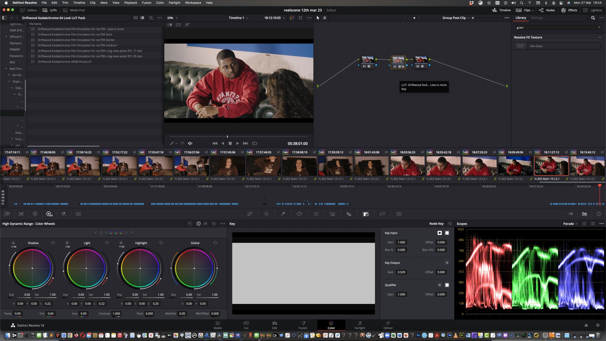 Davinci Resolve 18 Node Tree Setup for Driftwood LUTs & LUMIX Cameras ...